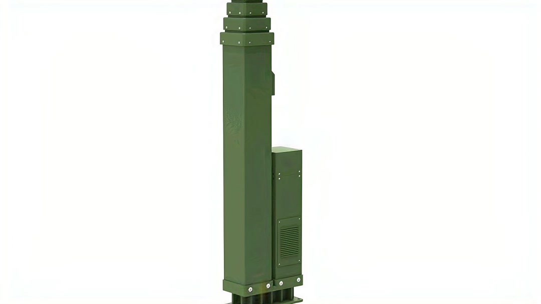 电动升降杆升降桅杆最低高度1.5米,最高度8米负载能力80公斤