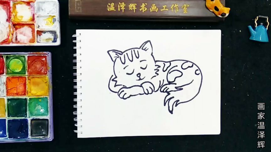 简笔画5000例:猫咪的画法(一)