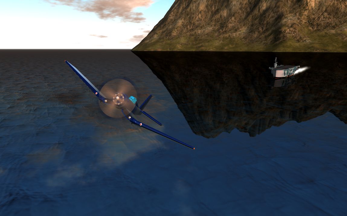 [简单飞机]F4U战斗机低仿测试