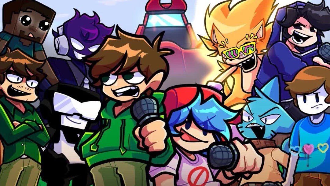 FNF周五夜放克:挑战EDD.一首超多模组的说唱,精彩到不像话。