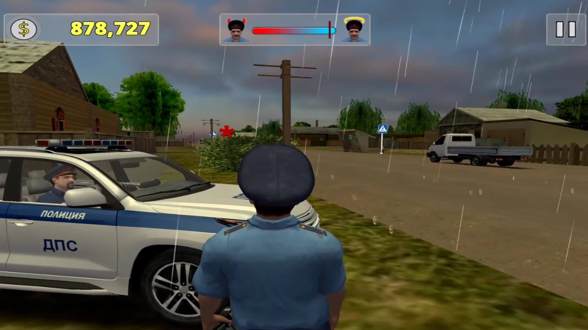 警察驾驶警车巡逻检查模拟器 警察城市追击赛