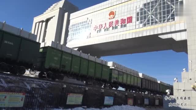 看看满洲里国门!俄罗斯大量木材出口中国