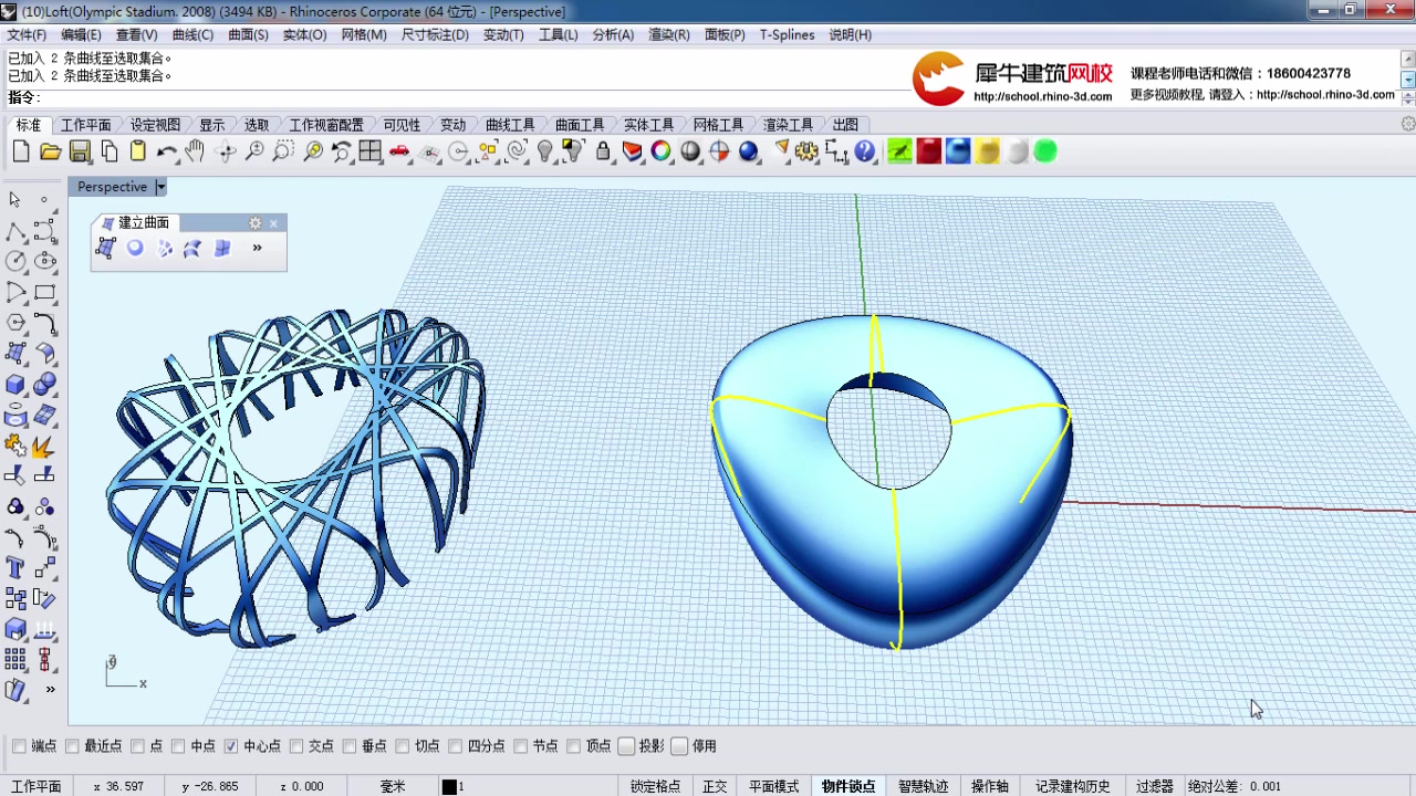 10.鸟巢的钢结构的制作