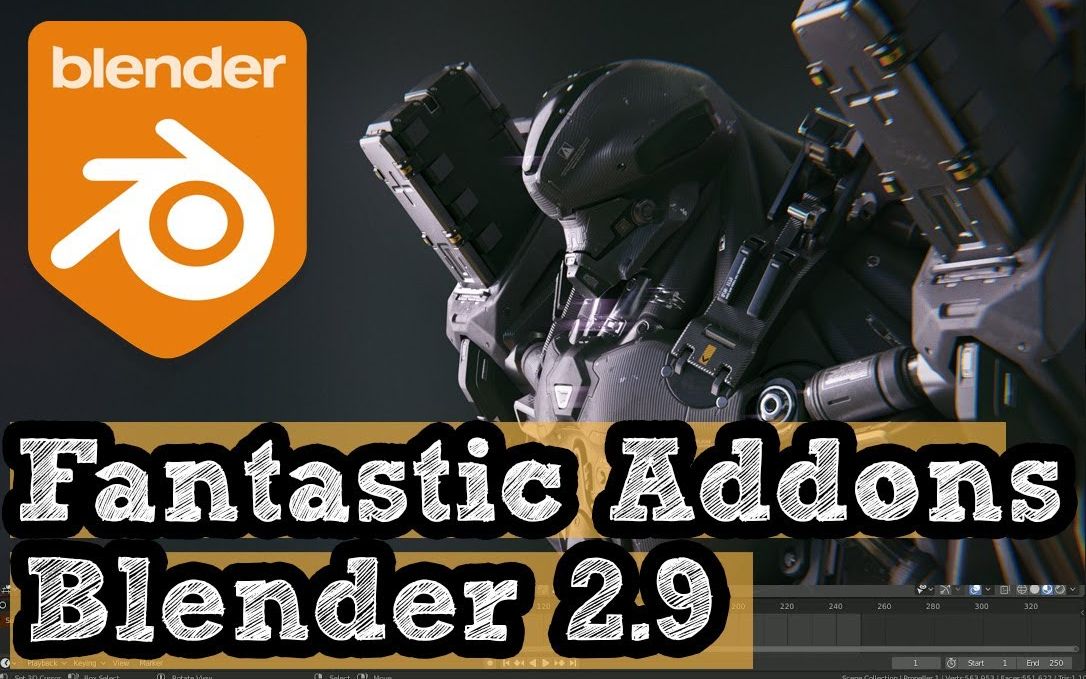 12个用于硬表面建模的Blender插件(机翻字幕)