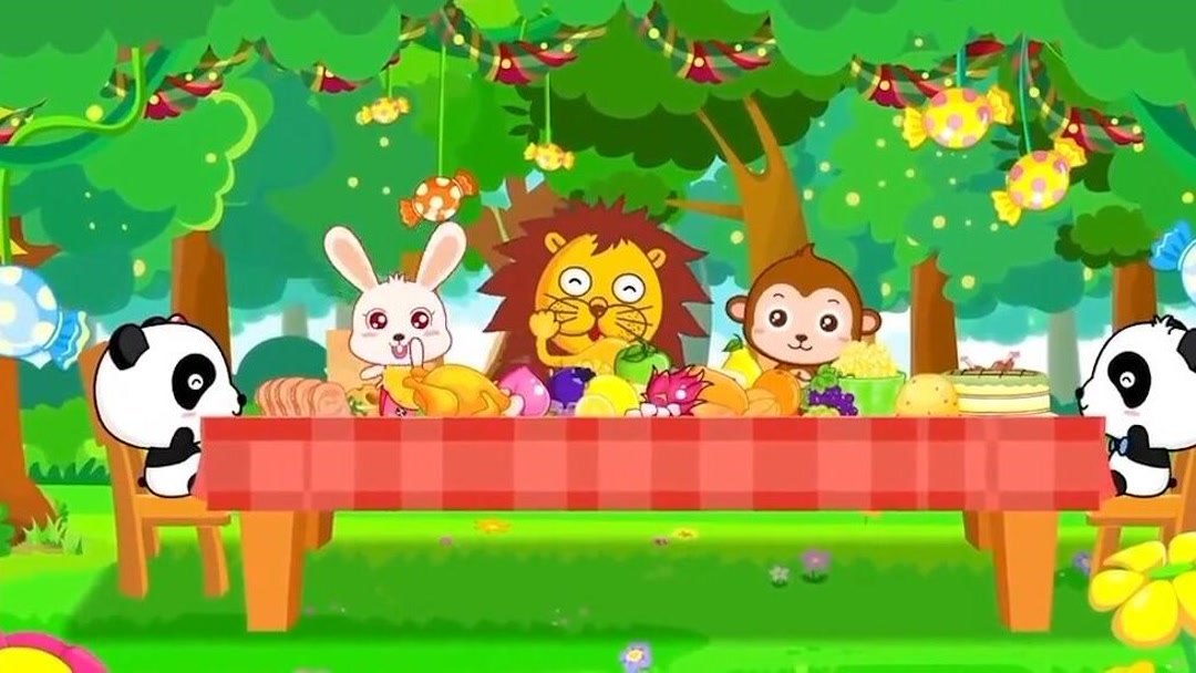 小动物们的森林聚会,宝宝巴士