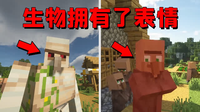 我的世界mod:假如MC里的生物都有表情