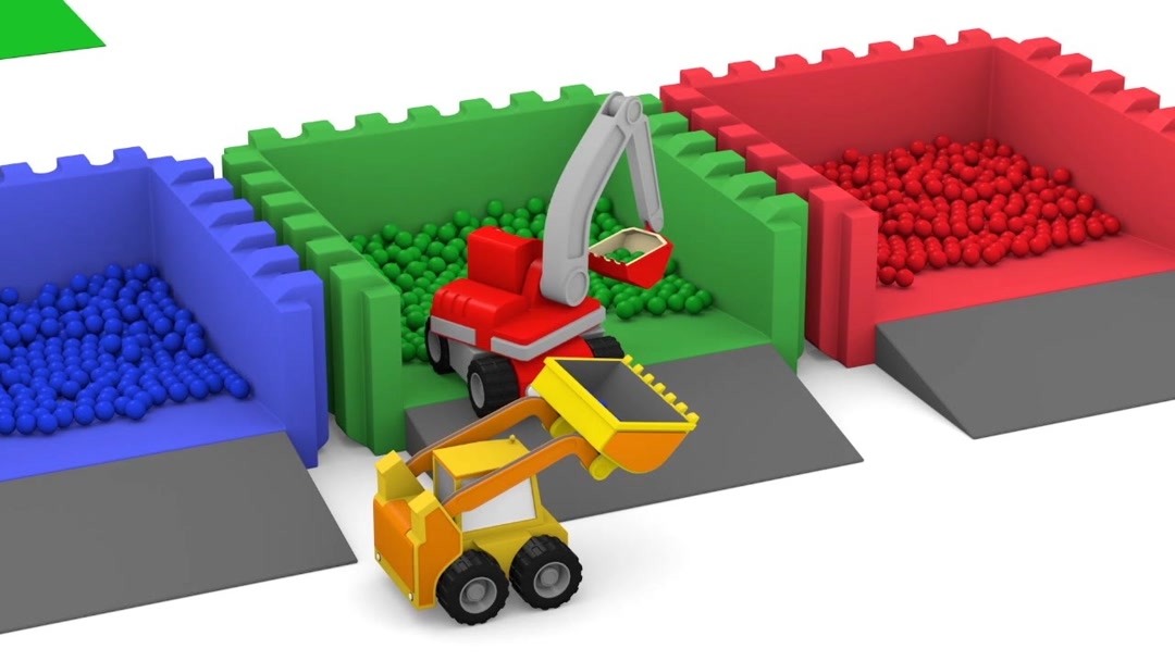 和迷你卡车学习 第4集 混合颜色