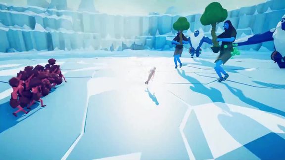 全面战争模拟器-一个喝醉的酒鬼竟然单挑一大群巨人?