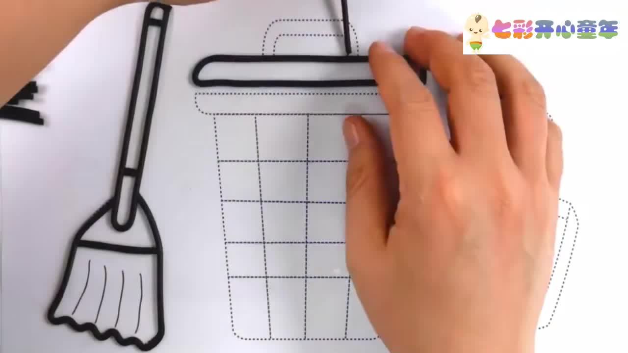 手工制作扫帚簸箕玩具图像