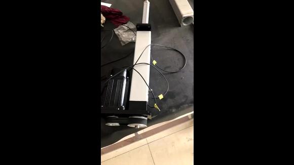 大推力折返电动缸试机,带控制机箱电动推杆