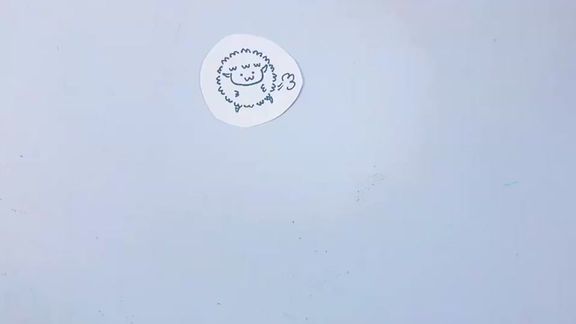 手残党也能画的超简单小绵羊～#简笔画