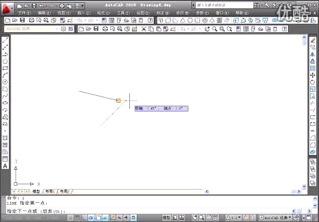 AutoCAD2010中文版快速入门视频教程-3-7特殊位置线段1