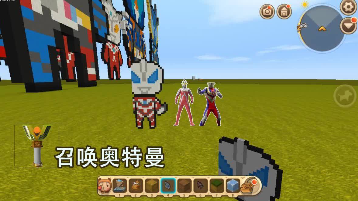 迷你世界:动漫人物制作大全,看看你认识几个,有迪迦泰罗