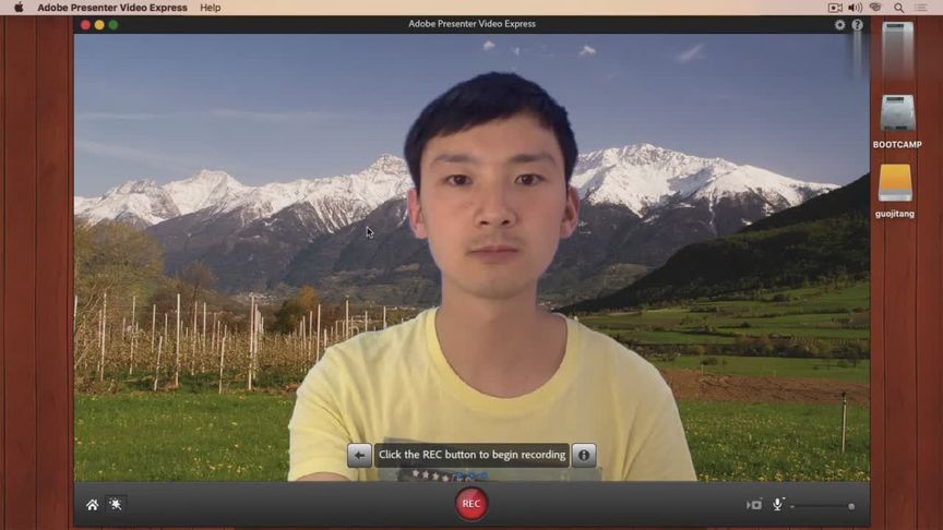 微课慕课录播课工具抠像神器演示