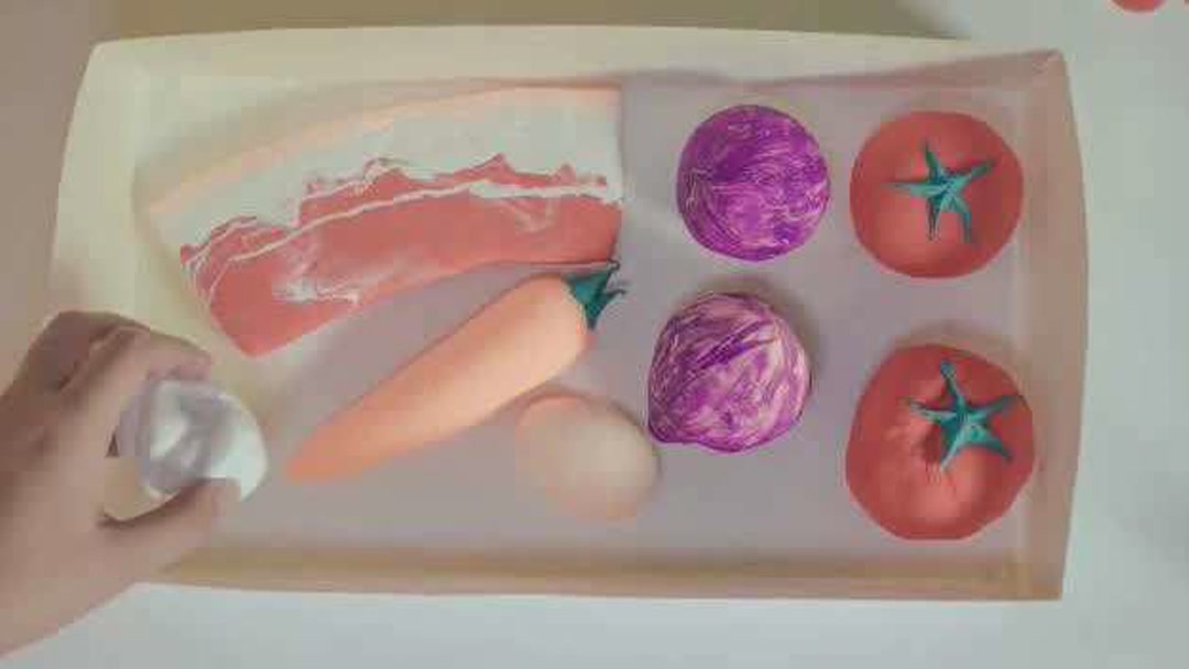 厨房里的美味定格动画让人垂涎欲滴的美食