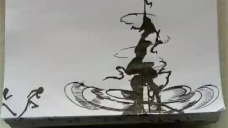 翻页动画之火柴人