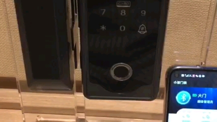 app玻璃门指纹锁