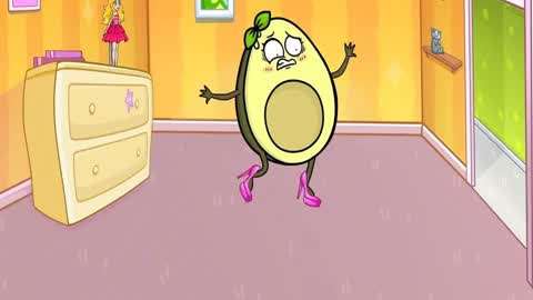 芭比娃娃变活了搞笑牛油果动画