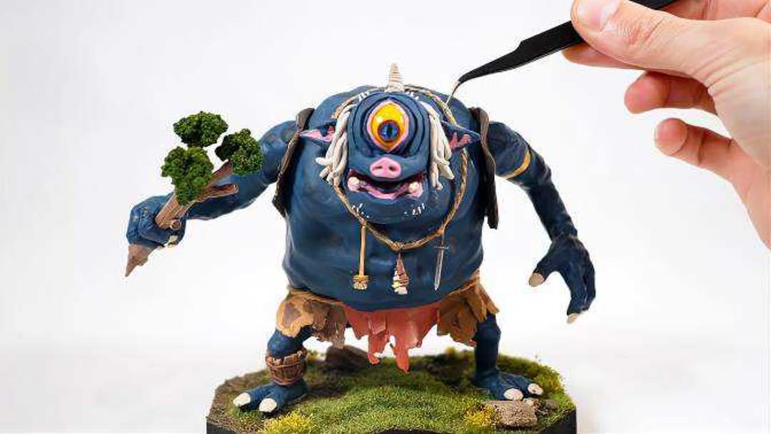 【场景技巧】创意场景 制作一个塞尔达传说:荒野之息的hinox