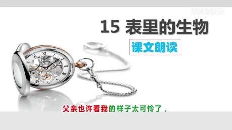 《表里的生物》朗读