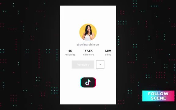 AE模板-4K抖音短视频APP竖屏视频包装动画点赞订阅模板