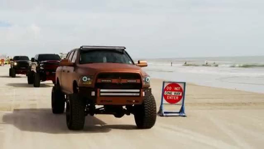 RBP改装重型卡车越野专用轮毂-成就阳光沙滩高山美景旅途