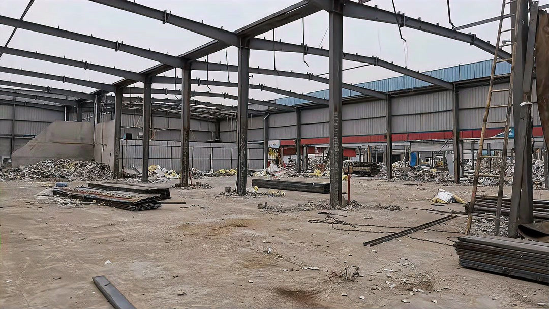 农村用钢结构自建厂房 钢结构厂房视频