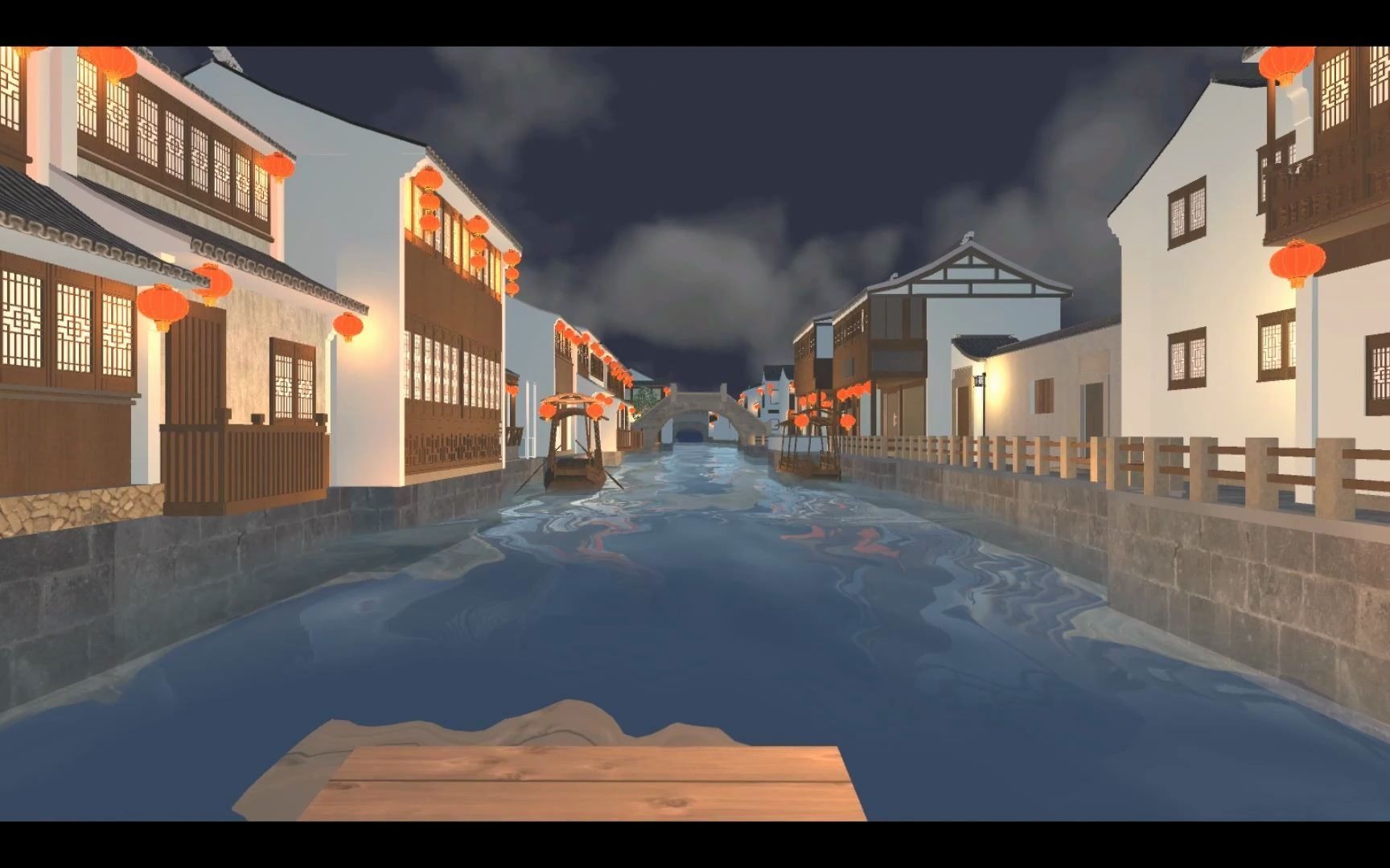 山塘街漫游效果视频