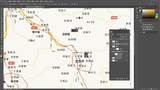 【PS修地图 旅游交通图的制作流程】PS教程PS淘宝美工教程PS平面...