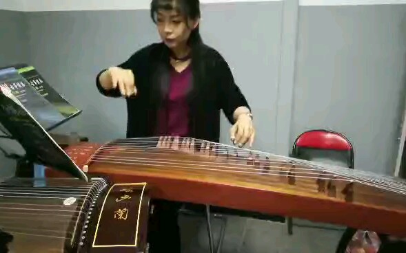 一级古筝曲《虞美人》教学示范