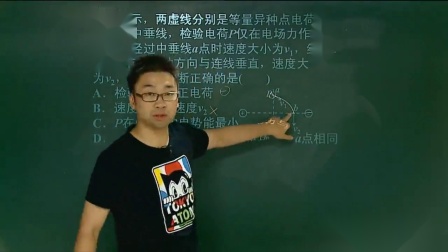 电场中带电粒子运动轨迹分析例3