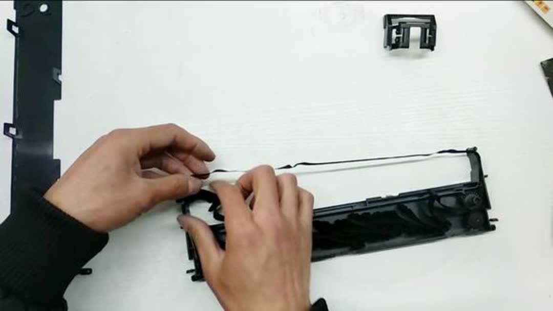 网友问针式打印机更换色带芯视频教程,给大家分享一下,很简单