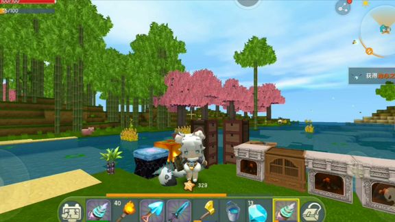 迷你世界 做个附魔台,把电钻附魔的无敌啦!厉害了我的哥!