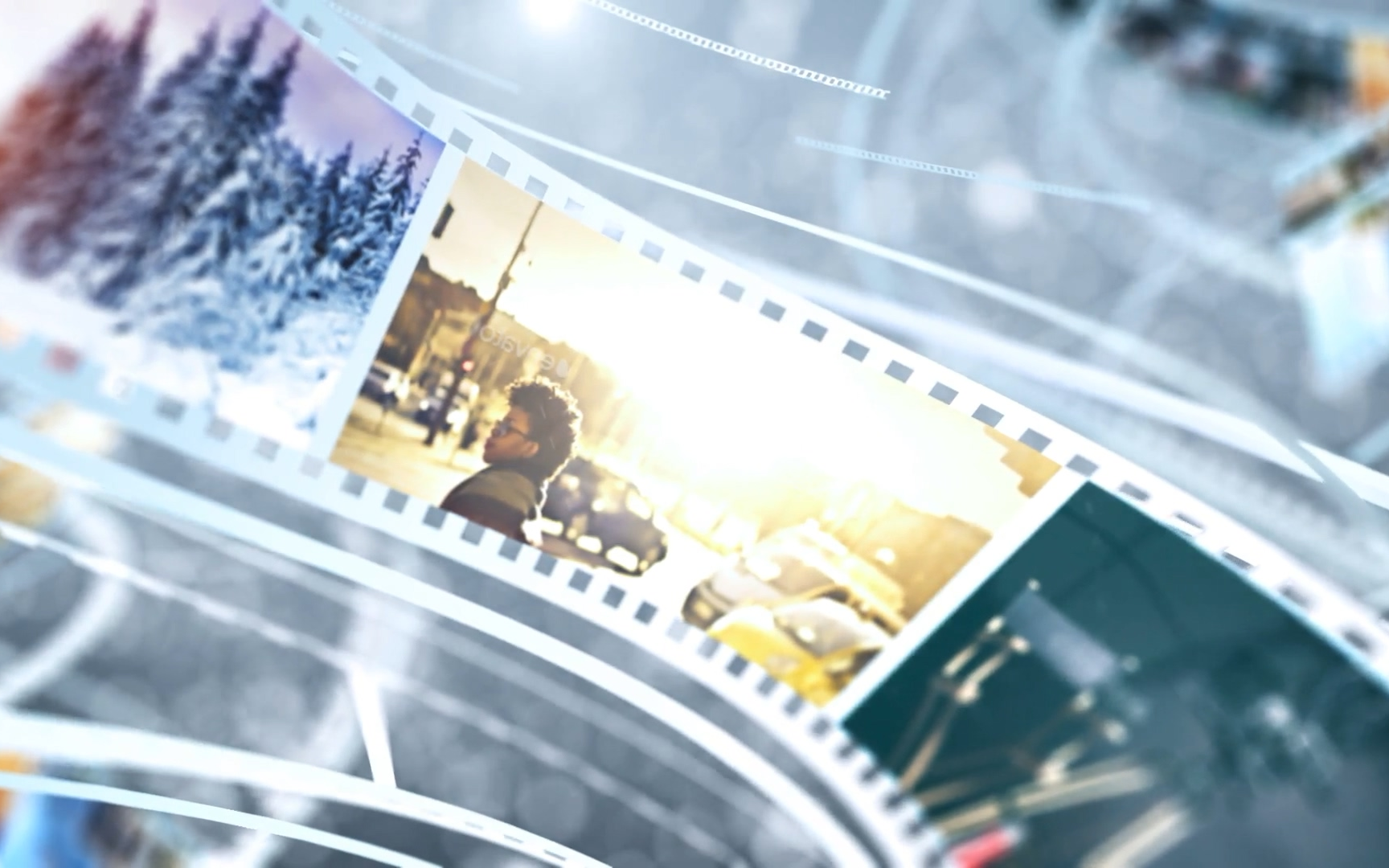 AE模板-摄影师摄影协会胶卷底片胶片特效的幻灯片视频相册视频同学...