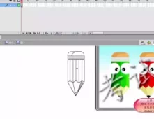 FLASH CS6案例:绘制铅笔修改版