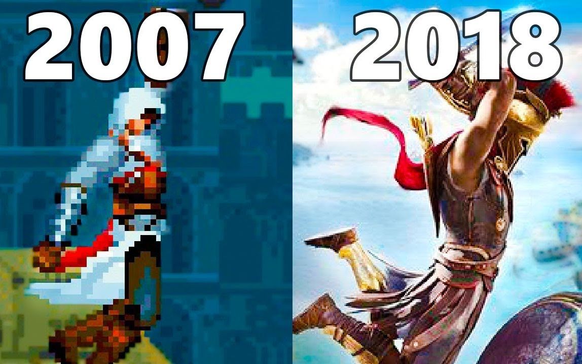 刺客信条游戏的历史进化:2007-2018