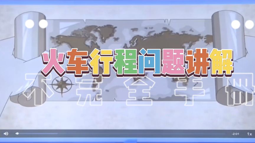 火车行程问题动画