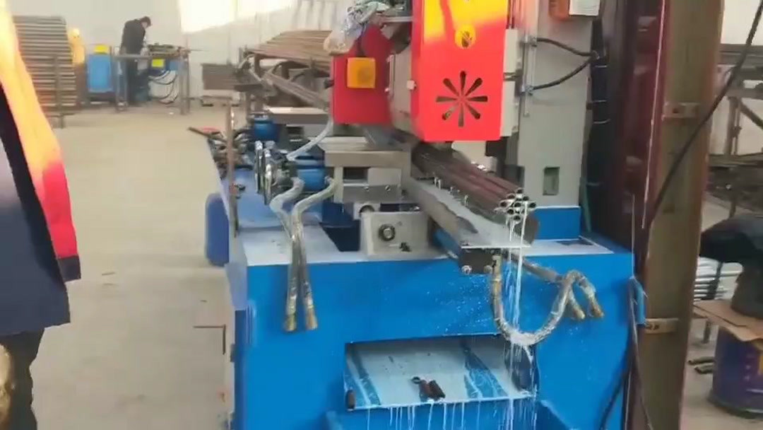 全自动切管机视频,市政护栏切管机视频,自动化切管设备