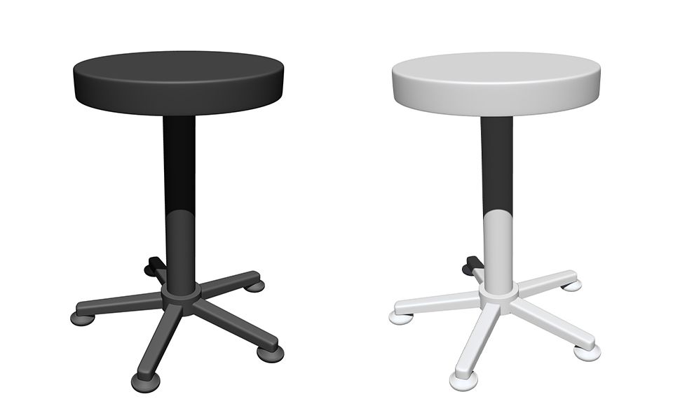 【3dmax建模】柜台椅子模型制作,有手就能学会得到基础教程