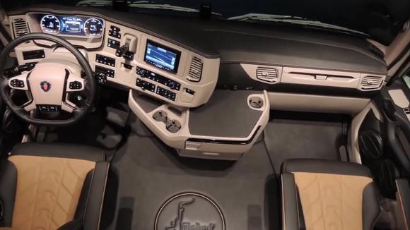 斯堪尼亚卡车,国内卡车司机只有羡慕的份