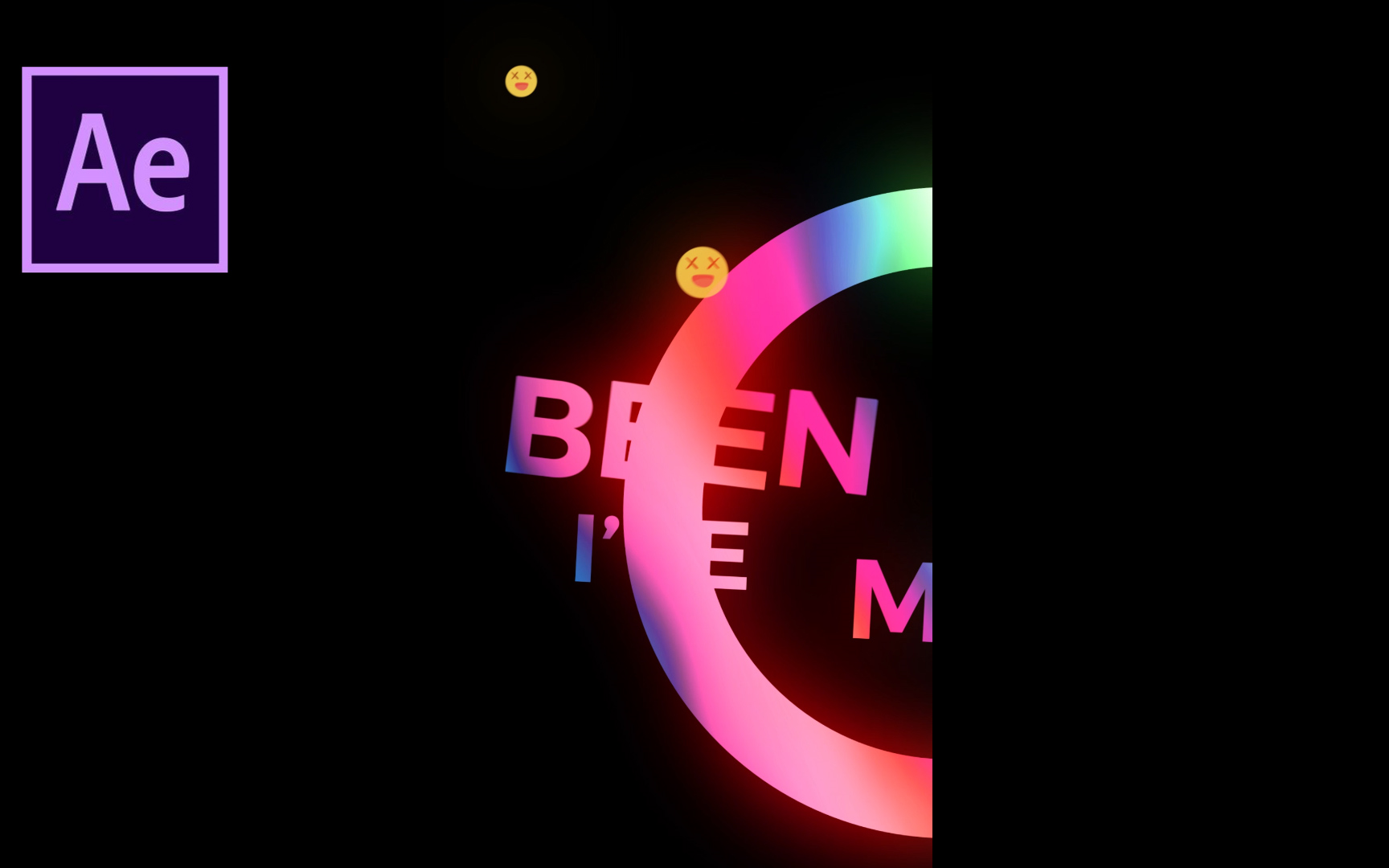 【AE教程】超简单又好玩摄像机文字动画制作 超级简单撩妹神器!