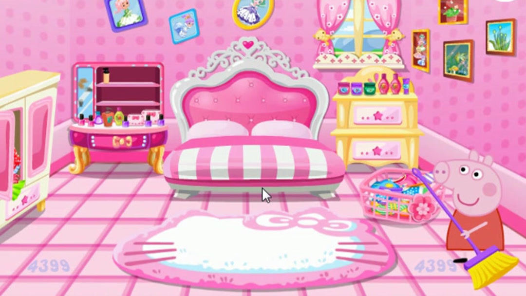 小猪佩奇爱整理 和佩奇一起整理卧室游戏