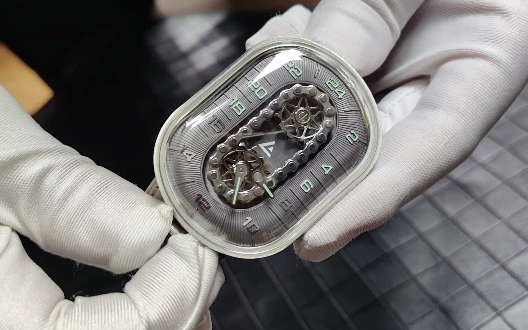 手表开箱 ANGLES 链条机械表 时间之链