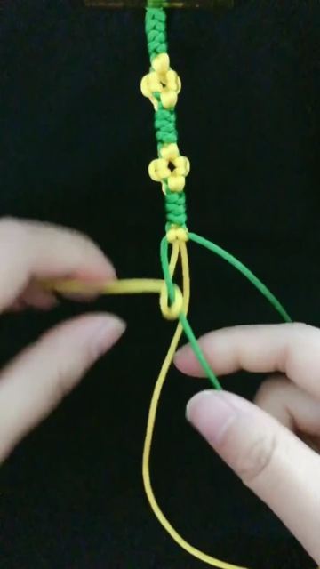 #手工编织原创蛇结和桃花结组合