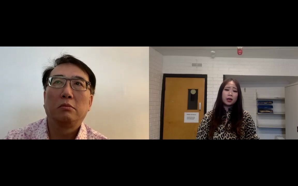 美国著名声乐家朱利安·郭博士一对一线上声乐课程案例片段