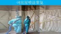聚氨酯喷涂机 轻钢房屋保温隔音 钢结构别墅龙骨聚氨酯喷涂
