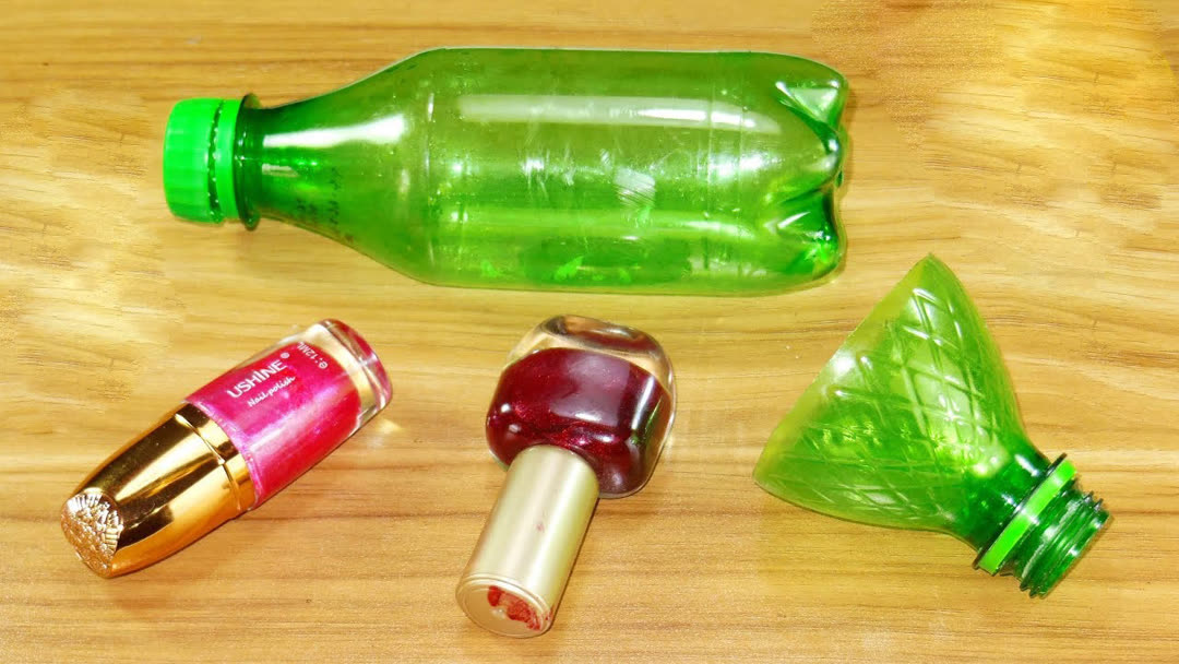 简单又环保的手工作品,如何利用塑料瓶制作仿真花花瓶!