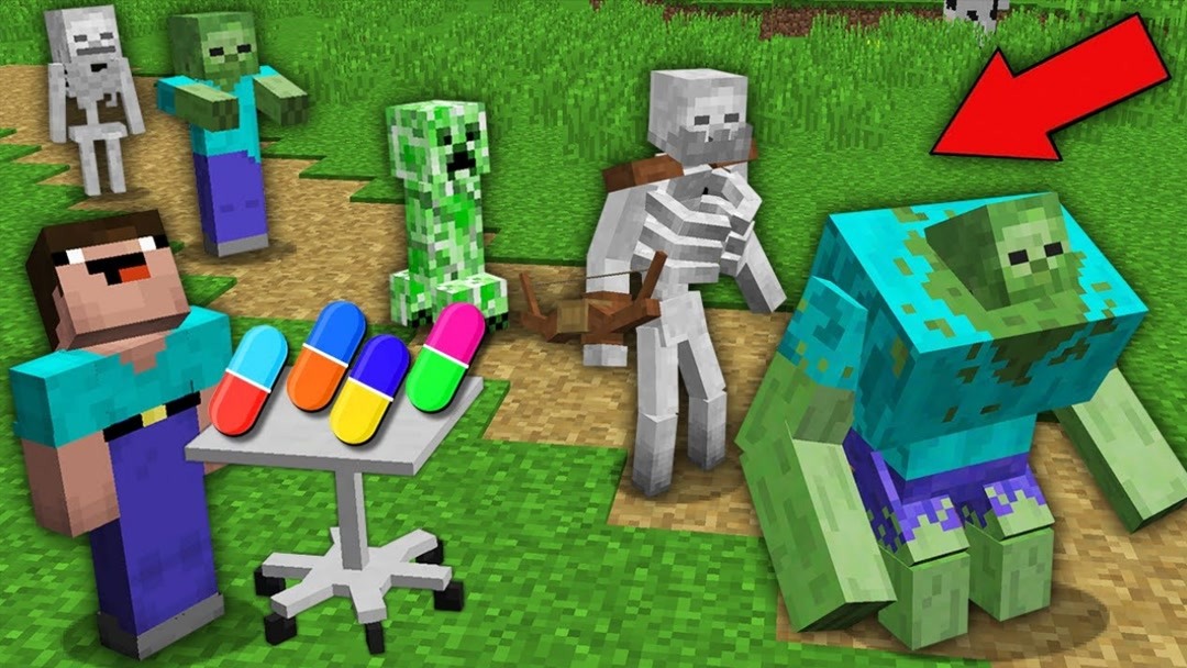 大凉山王哥 我的世界 努布如何使用这些药丸改变暴徒这个动作