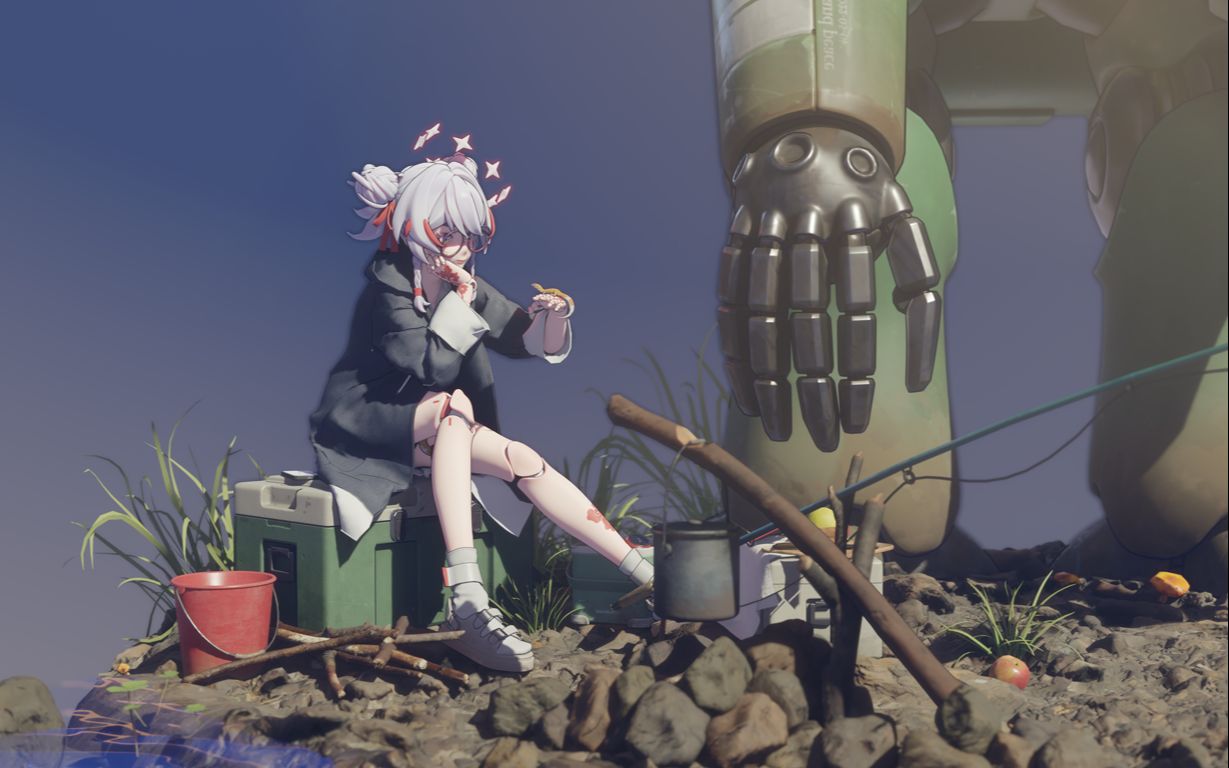 Blender风格化场景_经验分享_其四: 水体的置换模拟动画