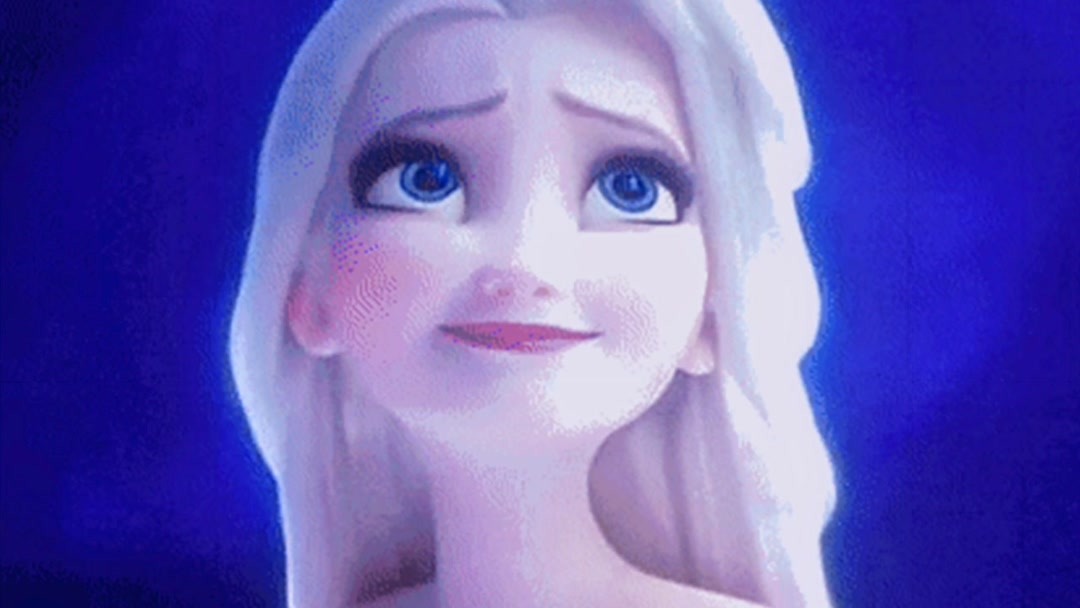 冰雪奇缘2：艾莎站在海浪上召唤雪，美爆了，看了不下10遍